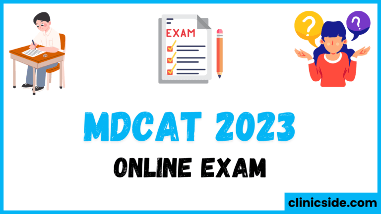 Take MDCAT Past Paper 2023 Online with Clinic Side